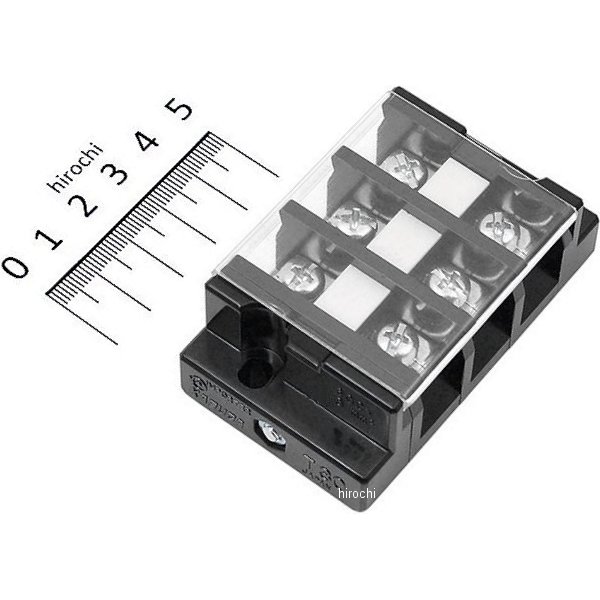 ●型式:T30C●適合電線:8mm2●通電電流:50A●定格絶縁電圧:600V●適合圧着端子:5.5-5・8-5●極数:3●サイズ(mm):76×46×29(D)カバー付000012038678　