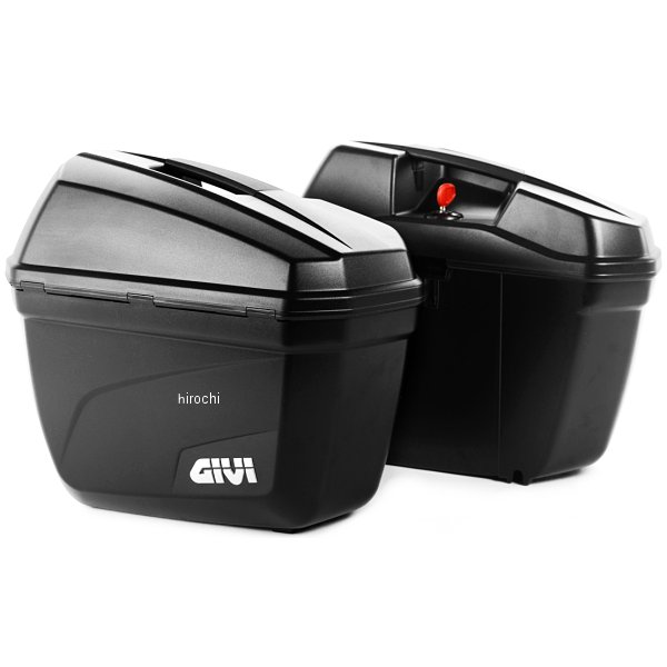 GIVI E22N ミトソウブラックサユウ1セットです。汎用PL/PLRパニアホルダー専用左右セット素材:ABS製未塗装ブラック容量:22L(1ケース)重量:1.8kg(1ケース)最大積載量:5kg(1ケース)サイズ:奥行465mm×幅18...