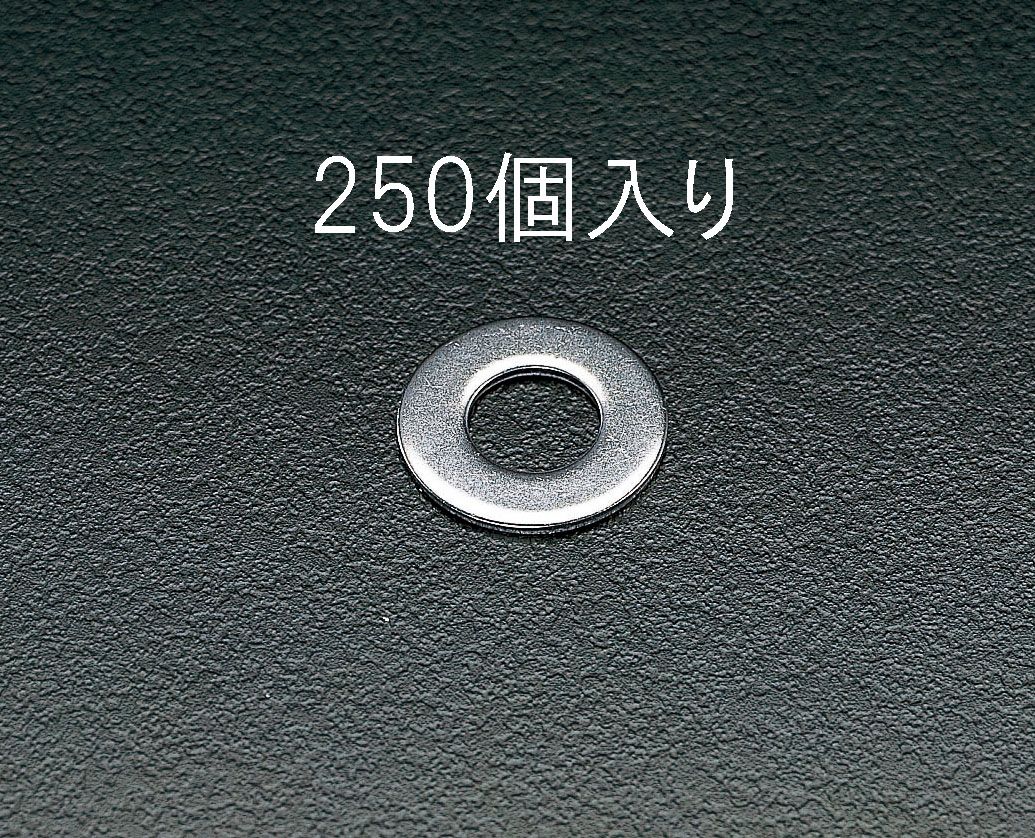 材質：ステンレス内径X外径X厚み：4X10X0.8mm入数：250個000012055358　