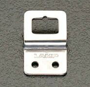材質：SUS304仕上：研磨仕上げ外寸：22X36.5mm穴サイズ：14X10mm取付穴径：3.3mm付属品：木ねじ000012024650