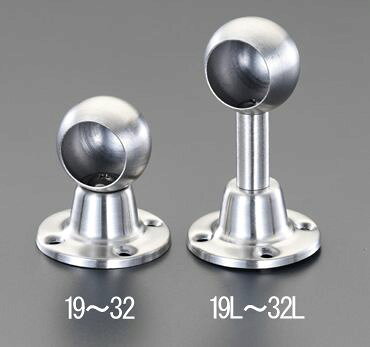 材質：ステンレス(SUS304)仕上：ヘアーライン全高：52.1mmプレート：46mmパイプ外径：19mm取付穴径：2.8mm付属品：木ねじ止め(エンド)用000012217950