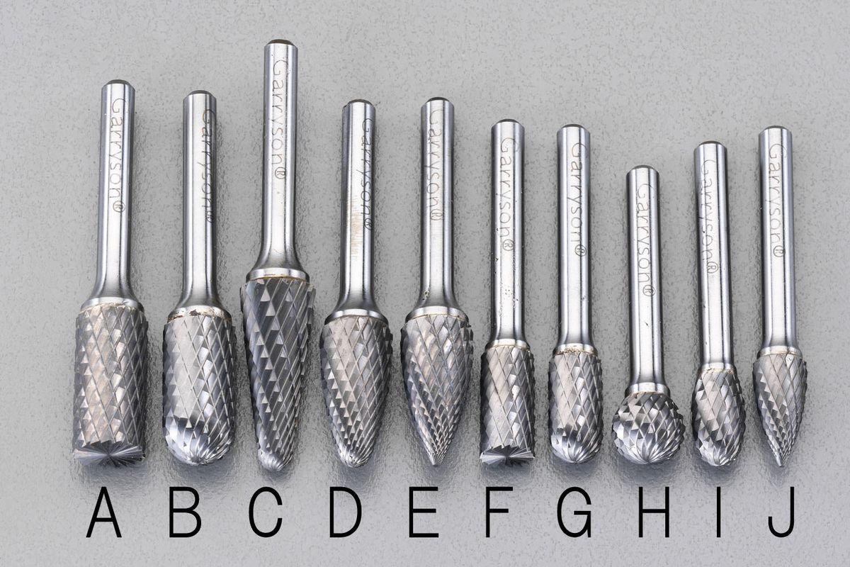 ●(セット内容)10本組セット刃径×刃長×全長…A：12×25×70mm、B：12×25×70mm、C：12×30×75mm、D：12×25×70mm、E：12×25×70mm、F：10×19×65mm、G：10×19×65mm、H：12×...