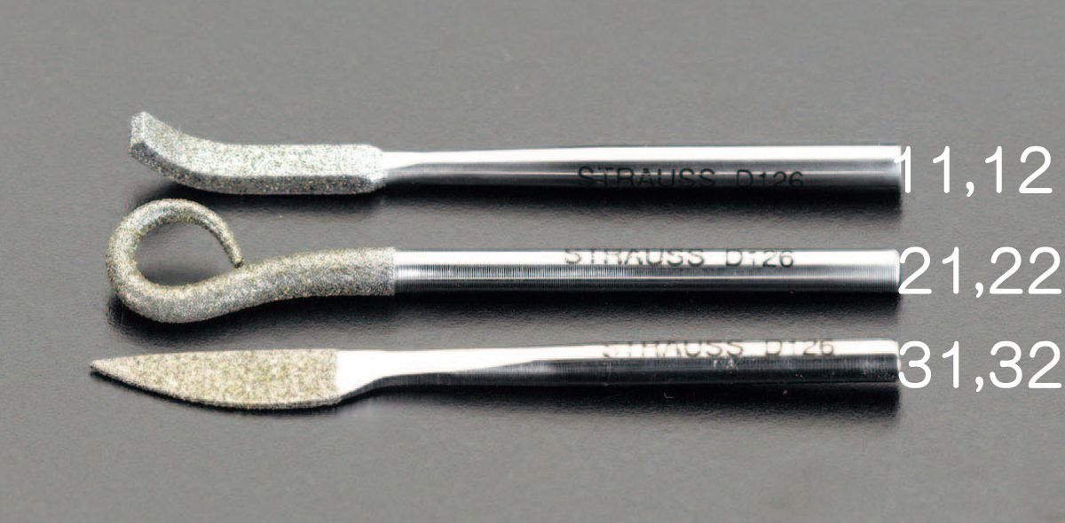 全長：55mm軸径：3.2mmハンドル：EA826VM-0（別売）形状：平(3.3X1.5X15mm)粒度：#140000012037841楽天 JP店　