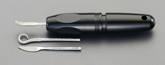 【セット内容】全長：55mm軸径：3mm粒度：#140平：3.3X1.5X15mm丸：φ2.3X20mm刀刃：3.8X1.2X17mmグリップ：95mm000012089854楽天 JP店