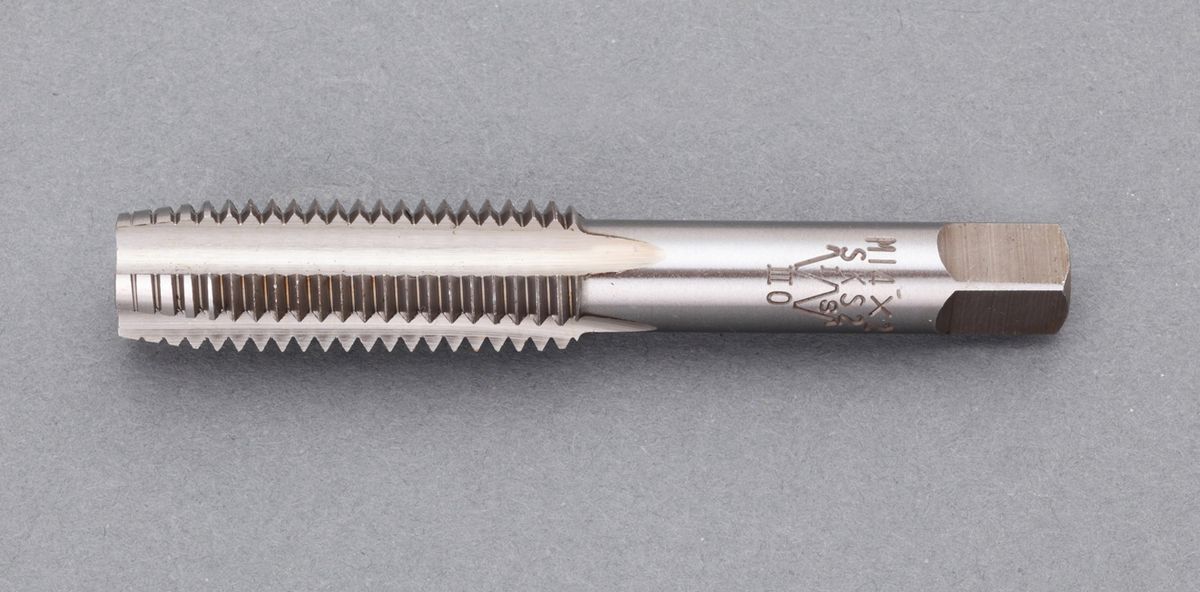 ●材質…SKS_2●呼び…M10×1.5●全長…75mm●■巾…5.5mm JIS III級中タップ000012264415　