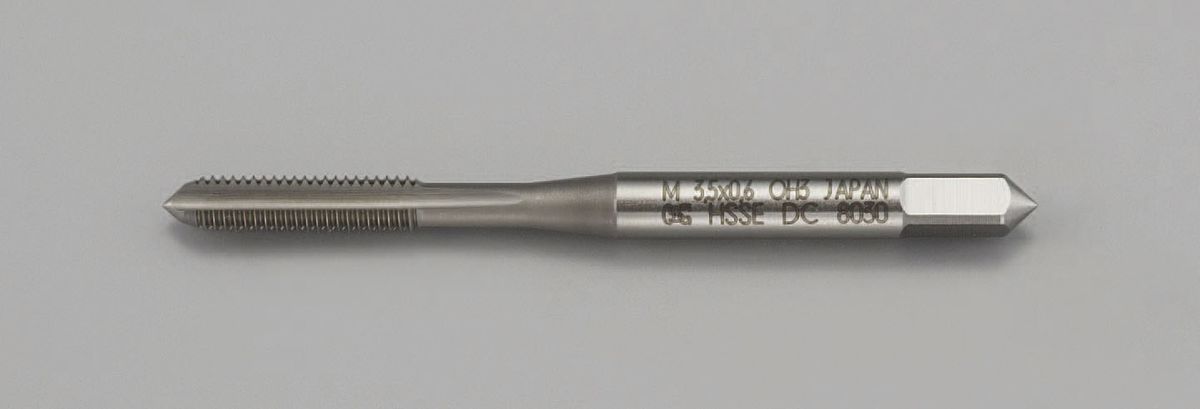 ●材質…高バナジウムハイス(HSSE)●溝数…3●呼び…M6×1●食付…1.5P●全長…62mm●シャンク径…6mm窒化処理(表面処理)アルミニウム合金鋳物、アルミニウム合金ダイカスト、亜鉛合金ダイカストなどに000012215103