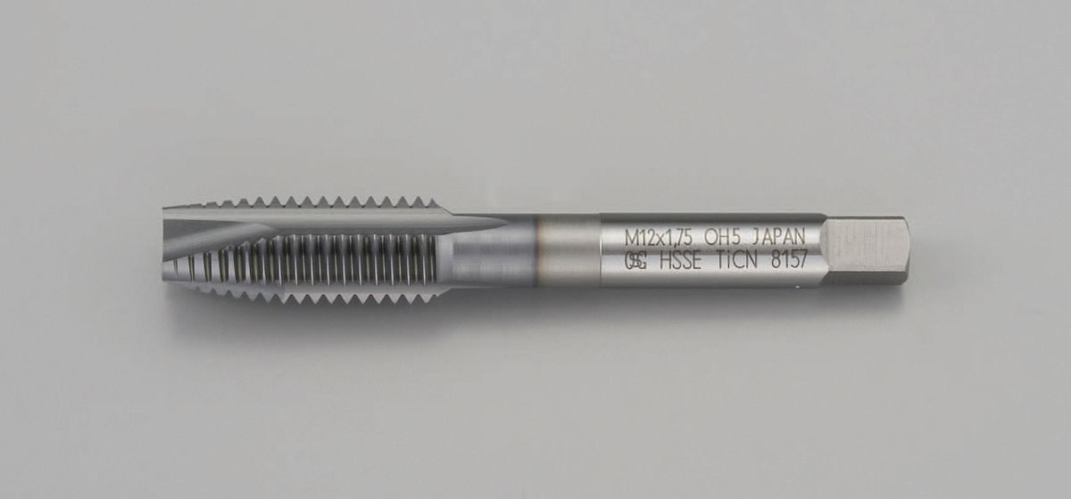 ●材質…高バナジウムハイス(HSSE)●食付…5P ●溝数…3●呼び…M3×0.5●全長…46mm●シャンク径…4mm●被削材…低炭素鋼、中炭素鋼、高炭素鋼、合金鋼、ステンレス鋼、工具鋼、鋳鋼、ダクタイル鋳鉄、銅、黄銅、黄銅鋳物、青銅、アル...