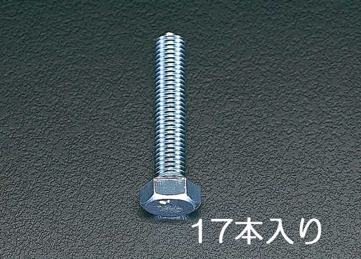 ●材質:鉄●仕上:ユニクロメッキ●サイズ:M12×25●入数:17本並目ねじ000012055275