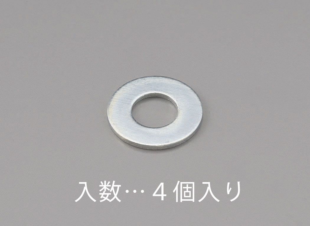 ●材質:鉄(ユニクロメッキ)●内径×外径×厚み(mm):25.5×48×4.0●入数:4袋入り000012265558　