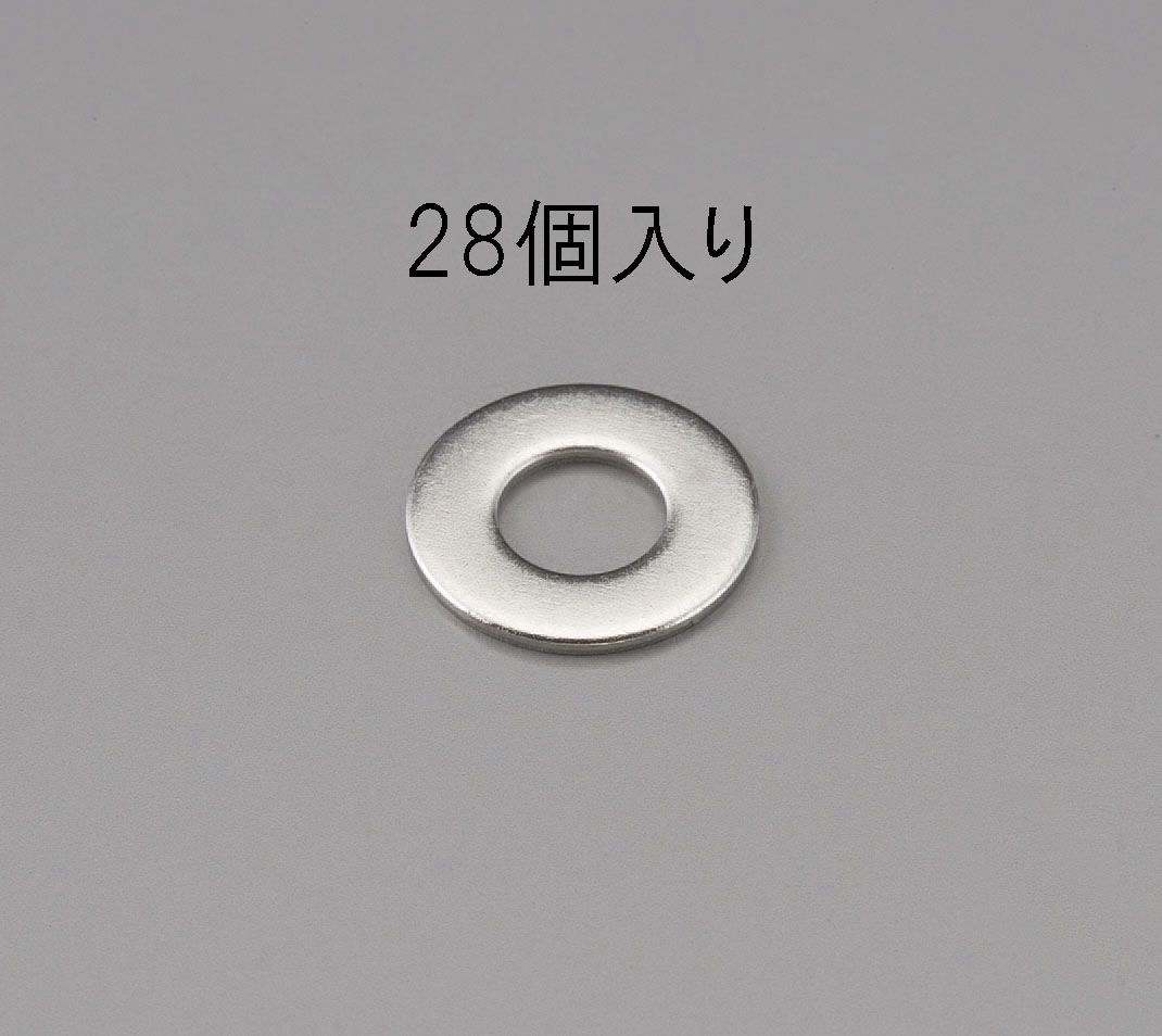 ●材質:ステンレス（SUS304）●内径×外径×厚み:4×10×0.8mm●入数:28個000012220514　