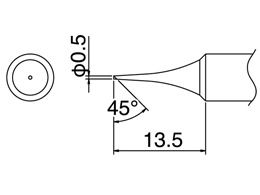 ●こて先…φ0.5EA304HD-50B、50C用000012245885　