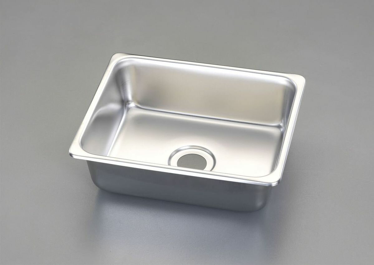 ●材質:ステンレス(18-8)●サイズ:内寸:299×239mm、外寸:325×265mm●深さ:150mm●重量:1.12kg排水栓はEA468DC-20を使用して下さい。000012224866　