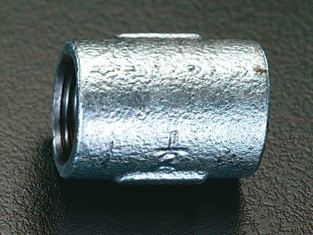 ●材質:黒心可鍛鋳鉄製●最高圧力:1MPa●ねじサイズ（PT）:1・1/4"●全長:50mm●入数:1個000012002728　