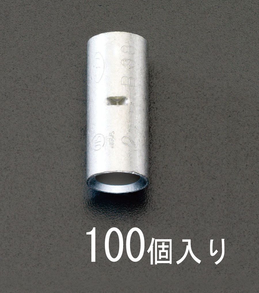 ●材質:無酸素銅(電気すずメッキ)●型式:14●撚線:10.52-16.78mm2●全長(mm):26.0●重量:785g（1箱あたり）突き合せ用入数は100個入りです。000012097389　