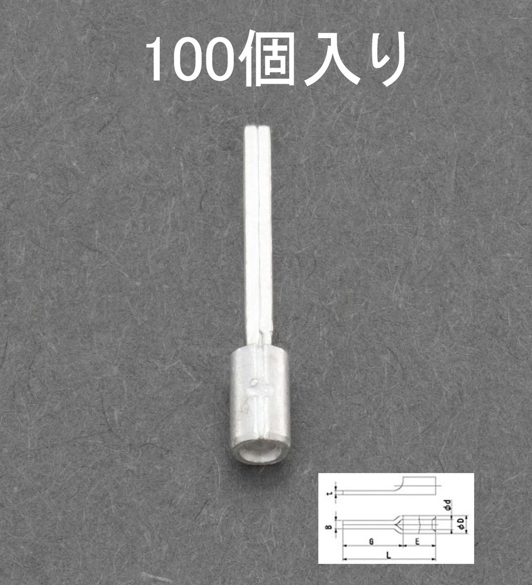 ●型式:BT0.75-11●抱合範囲（撚線）:0.3-0.75mm2AWG22-18●全長（L）:16.8mm●寸法:B:1.2mm t:0.7mm G:11.0mm E:4.5mm φD:2.5mm φd:1.4mm無酸素銅電気すずめっき...