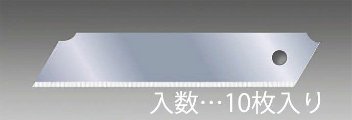 材質：SK120（旧SK2）全長：126mm刃幅：25mm刃厚：0.7mm重量：16g/1枚あたり重量（ケース含）：205g入数：10枚入り折線なしカッター替刃000012226200　