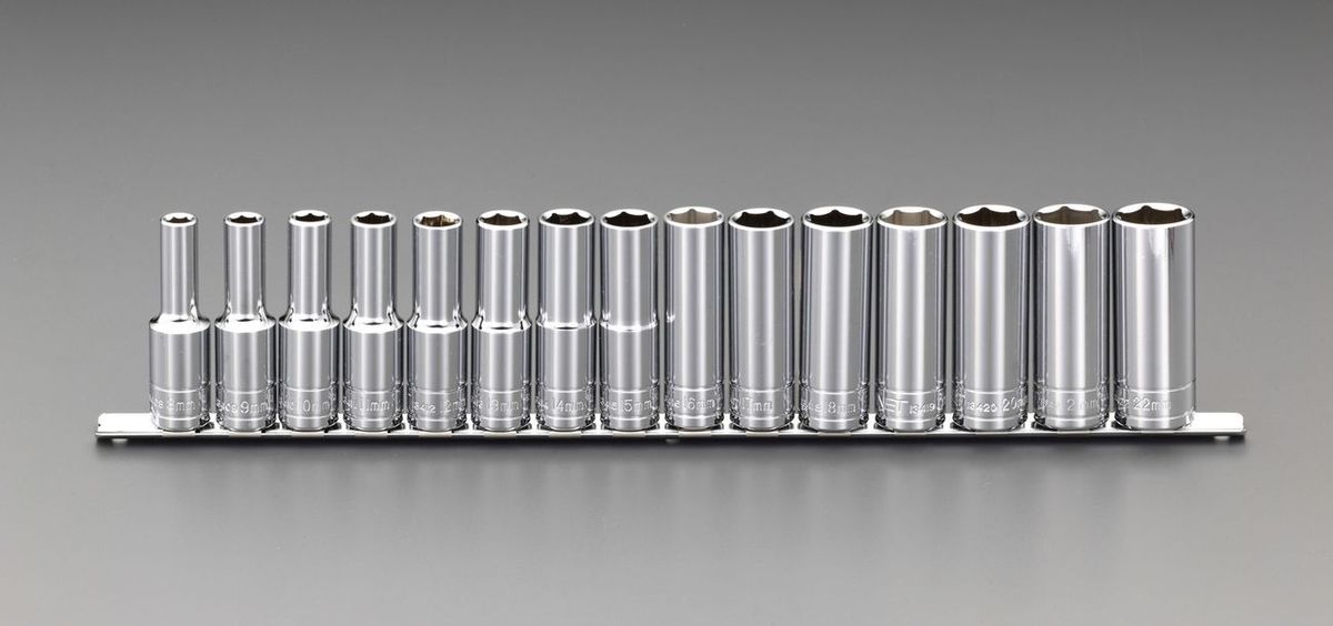 ●差込角…1/2”●全長…77mm●対辺(mm)…8・9・10・11・12・13・14・15・16・17・18・19・20・21・22●入数…15個000012263321楽天 JP店　