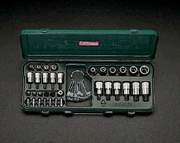 ●(セット内容)…35点●差込角…1/4”・3/8”・1/2”●トルクスソケット…(1/4”)E4・E5・E6、(3/8”)E7・E8・E10・E12、(1/2”)E11・E14・E16・E18・E20・E24●トルクスビットソケット…(1...