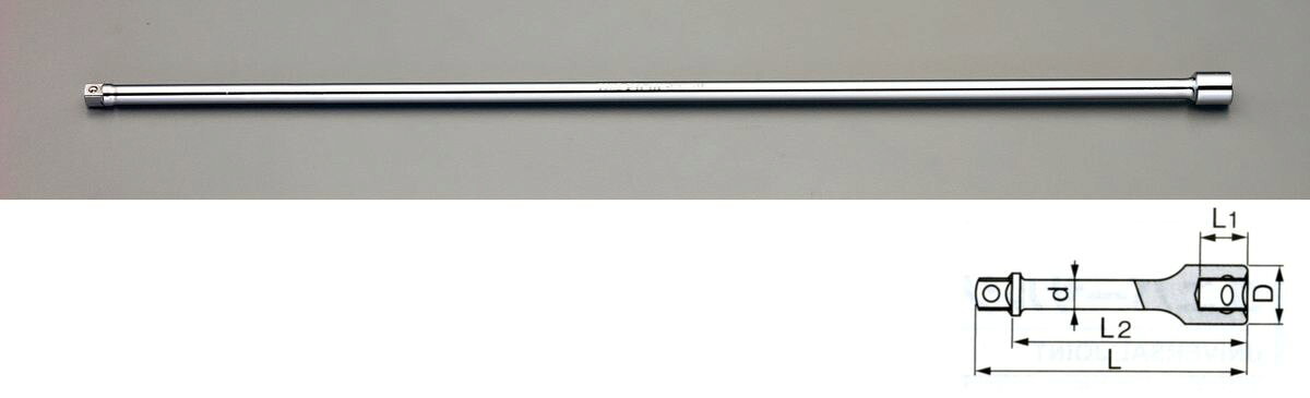 ●差込角…3/8”●サイズ…D：18mm、L1：13mm、L2：139.5mm、L(全長）：150mm、d：10.5mm●重量…120g000012226889楽天 JP店　