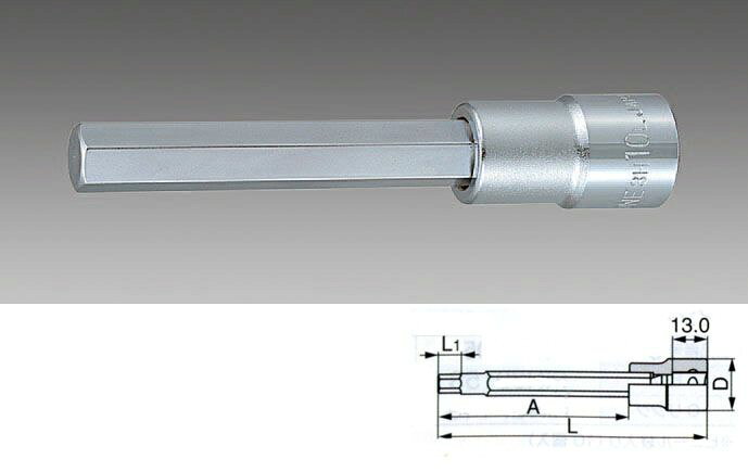 ●差込角…3/8”●対辺…4mm●サイズ…D：17mm、L1：6mm、A：73mm、L(全長）：100mm●重量…46g000012226899楽天 JP店　