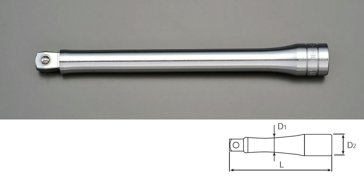●差込角…1/2”●サイズ…D1：17mm、 D2：22mm、 L(全長)：270mm●重量…440g±7°まで角度をつけることができます。000012227240楽天 JP店　