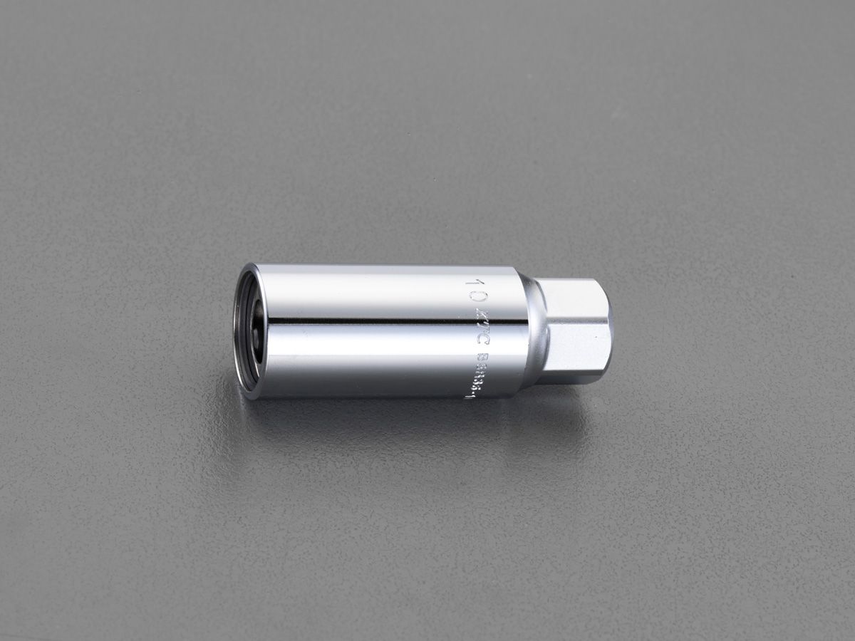 ●差込角…1/2”●適用径…M8●外径…24mm(D)●全長…65mm(L)●六角対辺…21mm(S)●重量…150g●用途…スタッドボルトの脱着に（丸棒にも使用可）●注意事項…スタッドボルトのつかみ代が20mm以下の場合は使用しないで下さ...