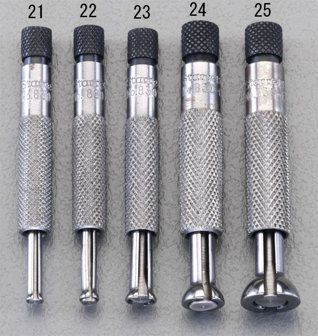 ●ボール部…半球●全長…50mm●測定範囲…3.2〜3.8mm穴のサイズに合わせた後、ボール部分をマイクロメーターなどで計測して下さい。全長が50mmなので、狭い場所での作業に便利です。000012210951楽天 JP店