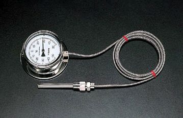 ●測定範囲…0〜150℃●目盛…2℃●ケース外径…110mm●ダイヤル径…100mm●感温部…φ12×100mm●リード長…3m●ねじ…PT1/2”液体封入式オールステンレス製(SUS304)000012016138楽天 JP店　