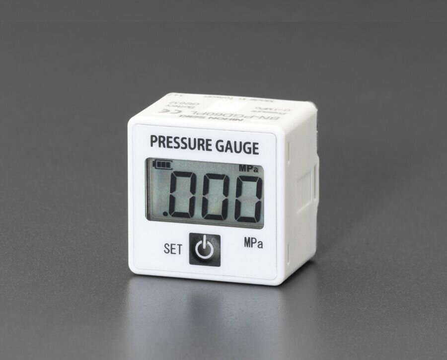 ●使用圧力:0-1.0MPa●耐圧力:1.5MPa●使用流体:空気●取付ねじ:R1/8"●電源:リチウム電池(CR2032)付属000012263816楽天 JP店　