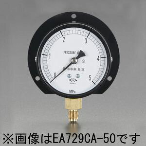 ●接続…UNF7/16”(1/4”フレアー)●圧力(MPa)…0〜5●ゲージ径…75mm●外径…100mmブルドン管方式000012017833楽天 JP店　