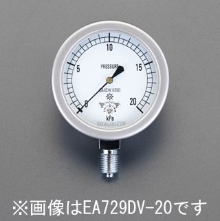 ●直径…60mm●接続…G(PF)1/4”●ケース材質…SUS304●圧力(kPa)…0〜100調整機能付000012211008楽天 JP店　