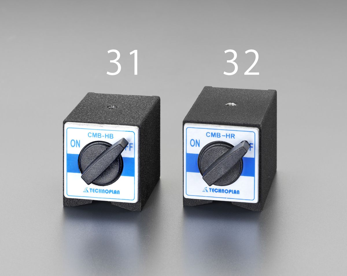 ●吸着力N(kgf)…784(80)●取付ねじ径…M8×P1.25、深さ7mm●サイズ…50×58×55(H)mm●重量…1.0kg磁力はON/OFF切替式000012264090　