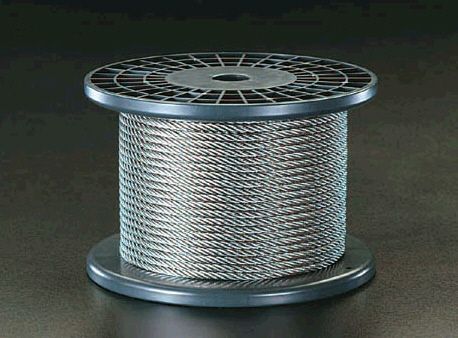 ●材質:ステンレス(SUS304)●長さ:50m巻●ワイヤー構成:7×19●線径:8.0mm●切断荷重:4400kg●重量:13kg使用荷重は切断荷重の1/6です。000012004373楽天 JP店　