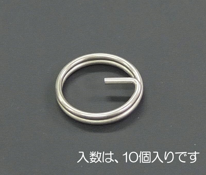 ●材質:ステンレスSUS304(研磨仕上)●内径:8mm●線径:0.8mm●線形状:丸●入数:10個G型リングキーなどを通しやすい形状になっています。通常のキーリングのように爪で開いたりする必要がありません。000012257422楽天 JP店　