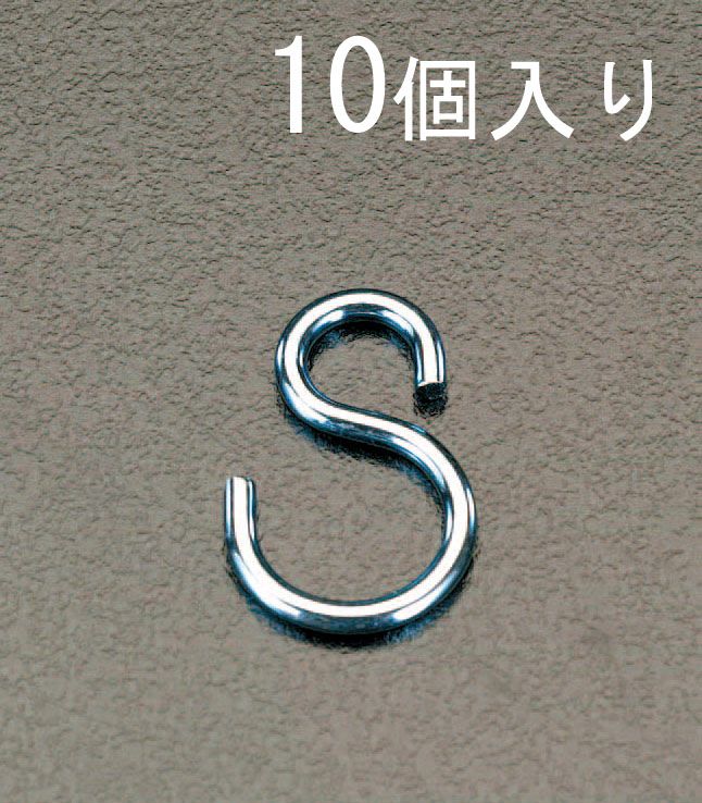 ●材質:鉄（ユニクロメッキ）●線径:4.0mm●全長:36.2mm●口幅:12.0×19.0mm●使用荷重:6kg●入数:10個000012052815楽天 JP店　