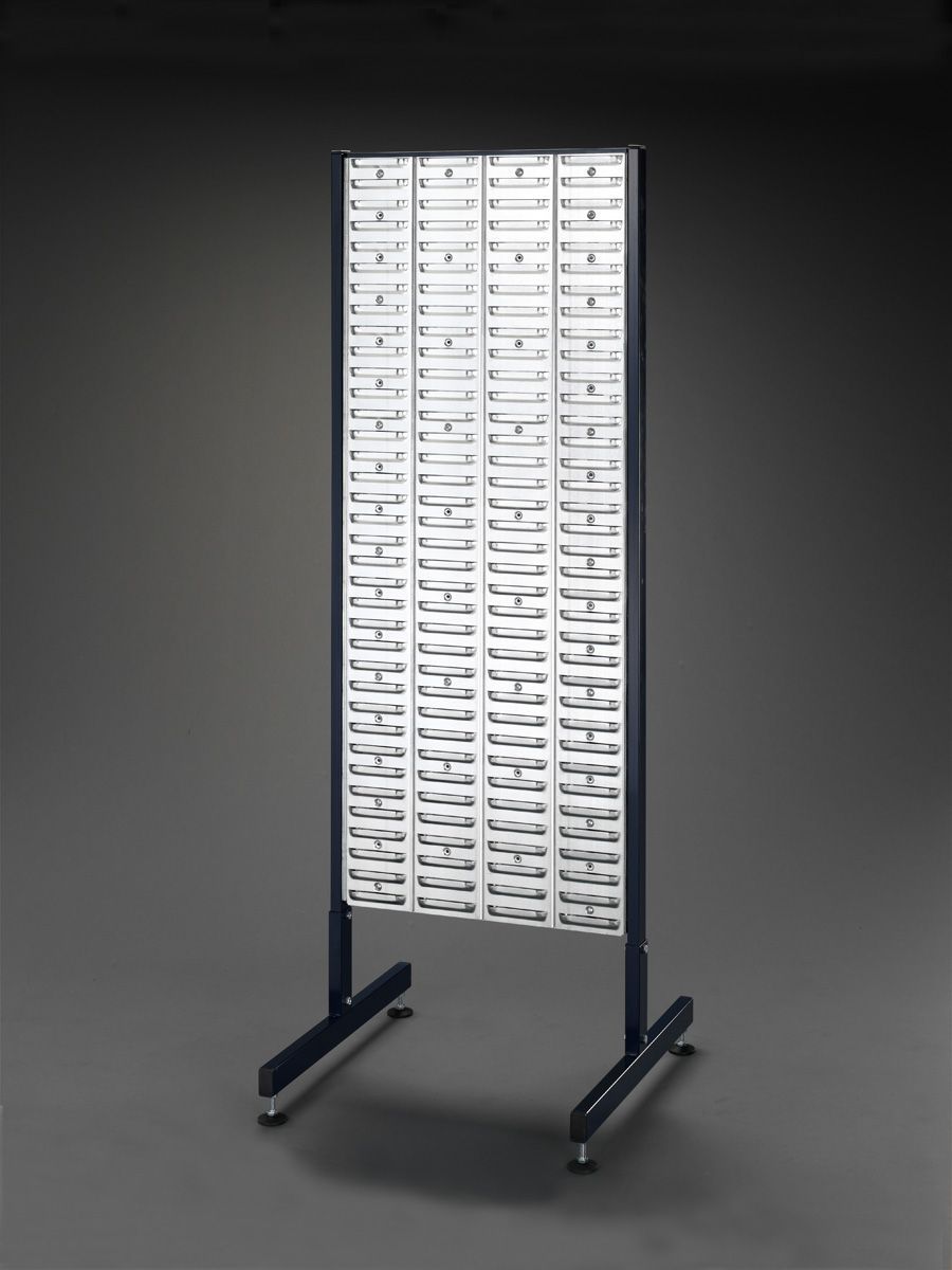 ●※注意※:【お客様組立品】●サイズ:571（W）×570（D）×1600(H)mm●総重量:23.5kg●耐荷重:450kg●材質:ラック:スチール、トレー:ポリプロピレン●適合トレー:EA661CA-0-4、EA661CA-10-18、...