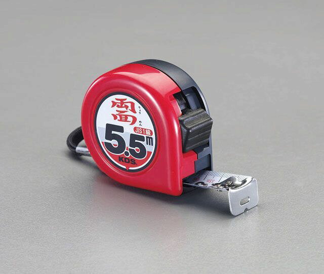 ●材質…テープ・バネ：スチール●全長…5.5m●幅…25mmJIS1級品両面目盛付ベルト掛け付ストッパー付000012005073楽天 JP店　