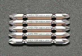 ●六角シャンク…1/4”●サイズ…＃2●全長…110mm●入数…5本マグネット付錆に強い無電解ニッケル表面処理000012006014　