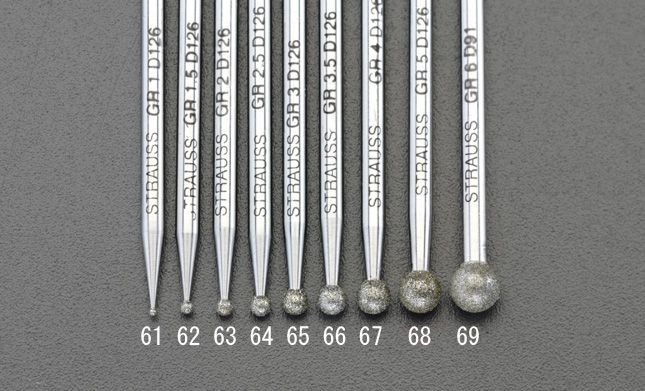 軸径：3mm全長：45mm刃形状：形状：ボール砥粒：ダイヤモンド粒度：＃140刃径：2.5mm000012089686楽天 JP店