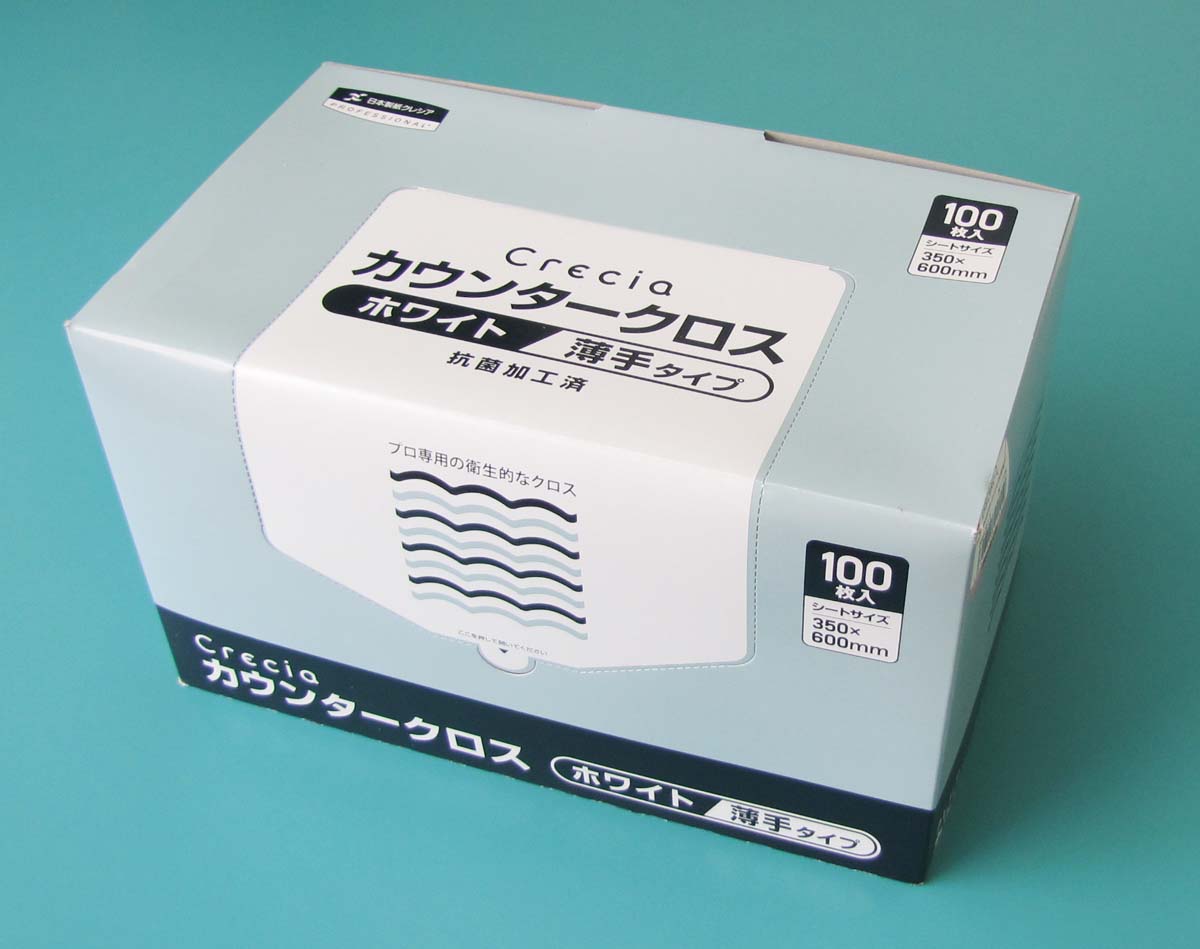 ●材質…レーヨン不織布●シートサイズ…350×600mm●カラー…ホワイト●ボックスサイズ…585×335×440mm●重量…1,303g薄手仕様入数は1箱100枚入りです。乾きの早いレーヨン不織布のフキンです。抗菌加工が施されています。乾...