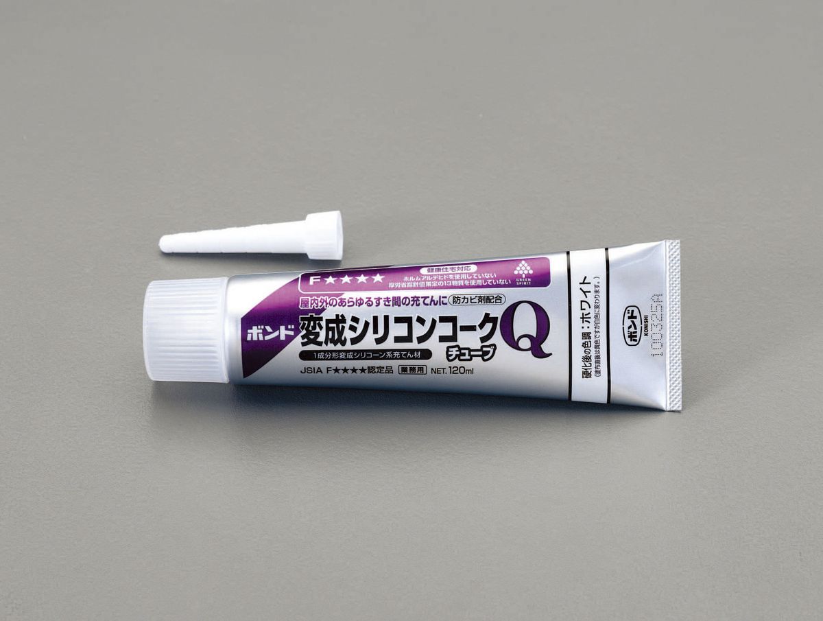 ●内容量:110ml●カラー:ホワイト変成シリコン樹脂系耐候性・耐熱防カビ剤入り速乾タイプ・塗装可一般建築物の内外装目地、塩ビ鋼板・カラー鉄板の接合部、トタン、パイプまわり、コンクリート等に。JSIA F★★★★000012204297　