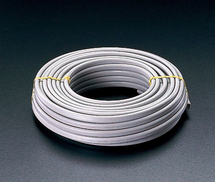 ●仕上り外径:6.6×13.8mm●定格容量:20A 600V(2.0mm×3心)●長さ:50m●シース色:白/黒/赤●絶縁体厚さ:0.8mm●シース厚さ:1.5mm単線000012250647楽天 JP店　