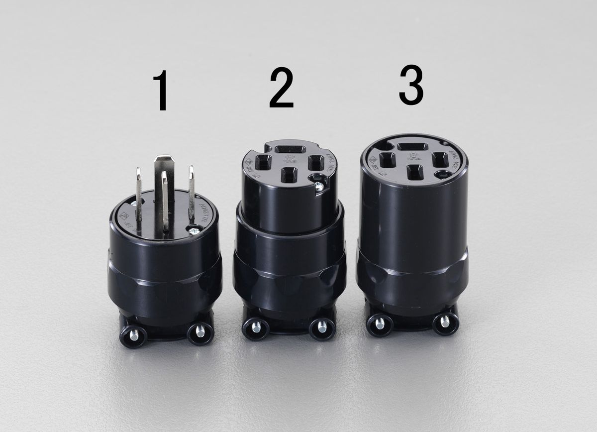 ●定格容量:20A 250V●サイズ:φ38×70mm●適用電線:2mm2、3.5mm2コネクターボディ接地3P3M端子RoHS対応品000012054984　
