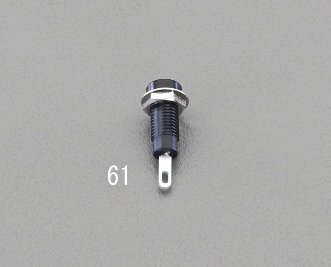●定格:5A●パネル取付方式:ナット締め付け●ナット二面幅:8mm●取付穴寸法:6.1φ×5mm(Hカット)●適合:EA940DP-51--56●色:黒000012217049　