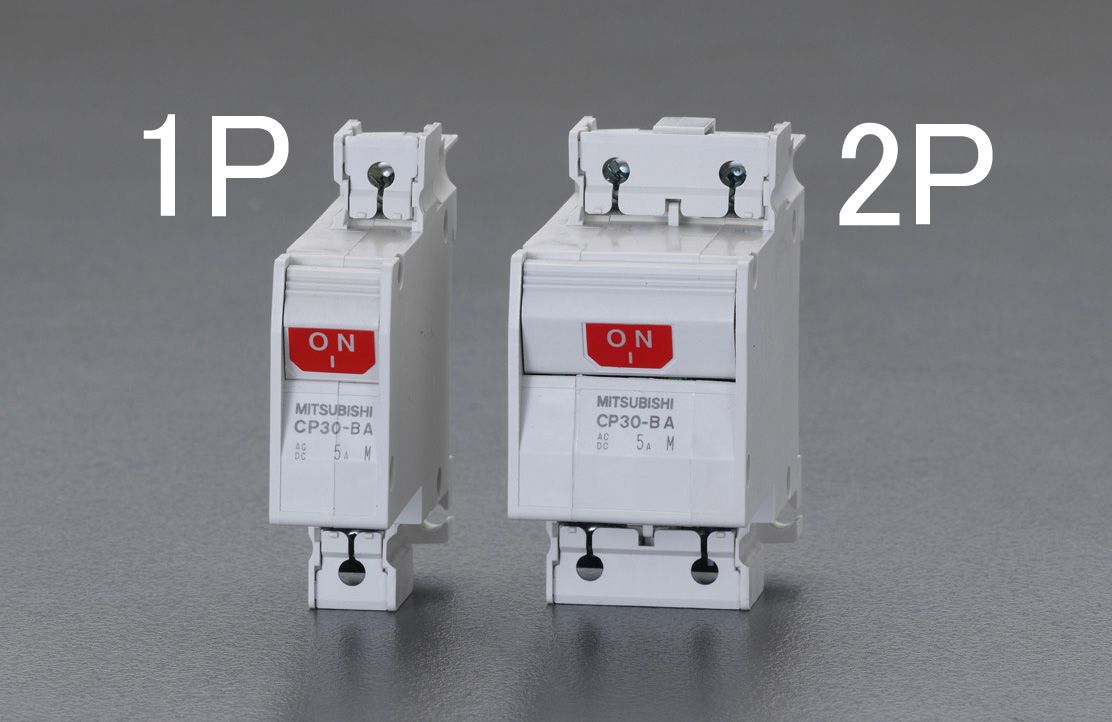 ●定格仕様電圧:AC250V、DC65V●定格絶縁電圧:250V●定格遮断容量:2.5kA●サイズ:19.5×65×56(H)mm●極数:1極●定格電流:10A●型式:CP30-BA 1P●基準周囲温度:40℃●重量:80g三菱電機フレーム...