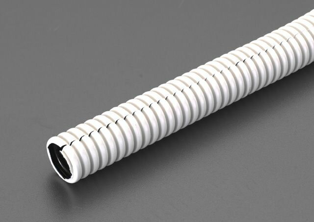 ●梱包サイズ:400×400×215mm●内径:18mm●外径:23mm●全長:10m●使用温度:-60℃ケーブルの保護や集束等に便利な軽くて柔かい半割れ波付き保護管です。半割れですので、ケーブルに後付けできます。金属体や梁、吊ボルトなどと...