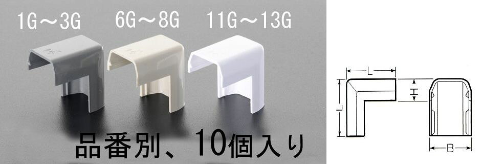 ●カラー:グレー●規格:1号●サイズ(mm):B:18、L:30、H:11.4モールの蓋の上からかぶせるだけで取付できます。入数は10個入りです。000012091839