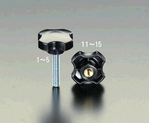 ●材質:ノブ:ナイロン6、オスねじ:SS400(ユニクロメッキ)●ねじ:M6×30mm●サイズ(mm):D:33、H:16.5、d:12オスねじ入数は1個入りです。RoHS対応品000012009032　