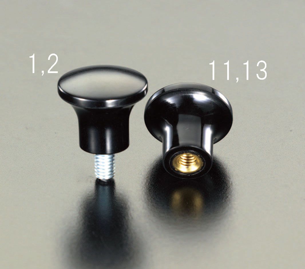 ●材質:ノブ:フェノール樹脂、オスねじ:SUM22L(ユニクロメッキ）●ねじサイズ:M6×10mm●サイズ(mm):D:21、H:17、d:12オスねじRoHS対応品入数は1個入りです。000012009066　