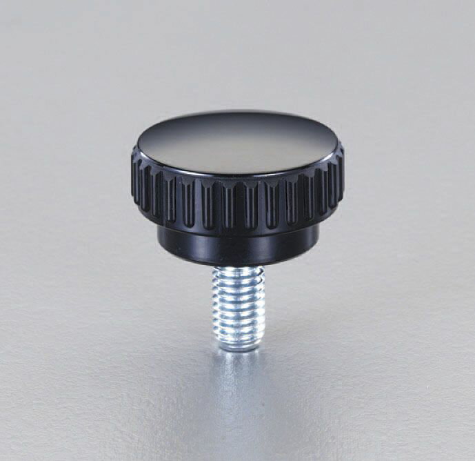 ●材質:ノブ:フェノール樹脂、ねじ:SUM22L（亜鉛メッキ）●ねじサイズ:M6×25mm●サイズ(mm):D:φ22、H:14、d:15000012217587　